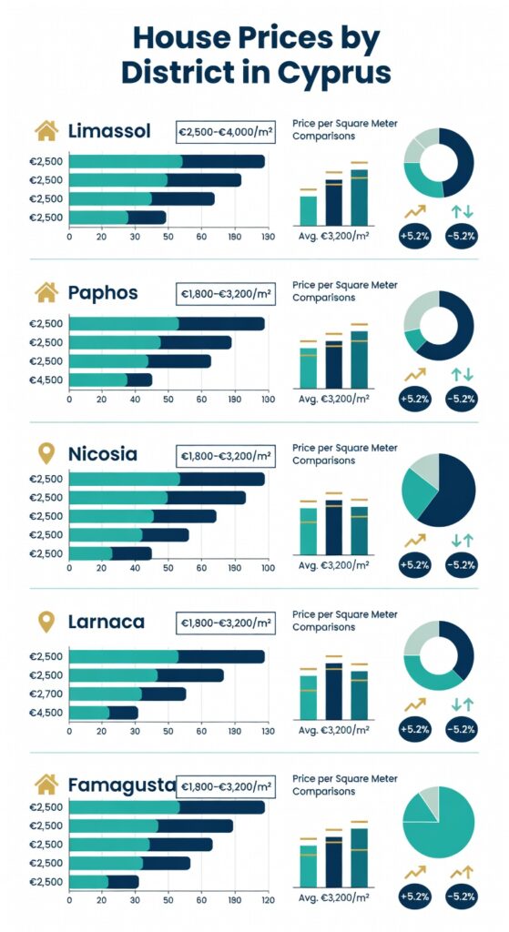 House Prices in Cyprus 2026: Complete District-by-District Guide - INDEX.cy
